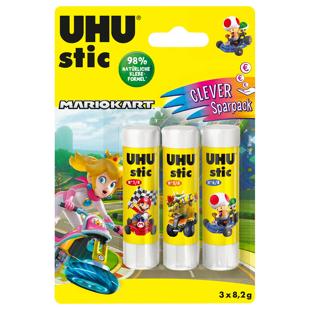 3 UHU Stic MARIOKART Klebestifte 3x 8 2 G Office Discount 3-uhu-stic-mariokart-klebestifte-3x-8-2-g-office-discount